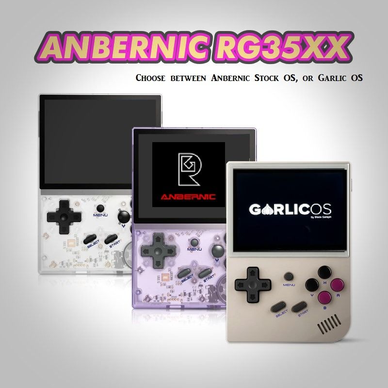 [Preorder] ANBERNIC RG35XX Garlic OS Mini Retro Handheld Gameboy Miyoo ...