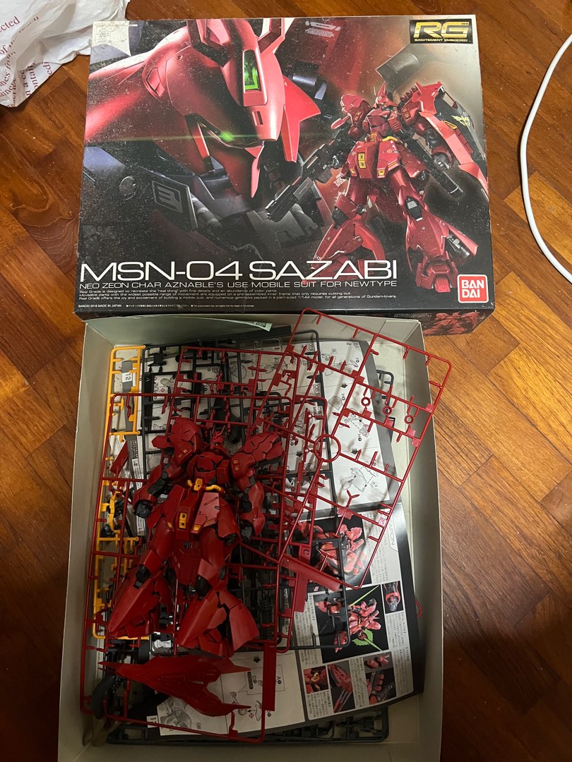 RG sazabi bandai, Hobbies & Toys, Toys & Games on Carousell