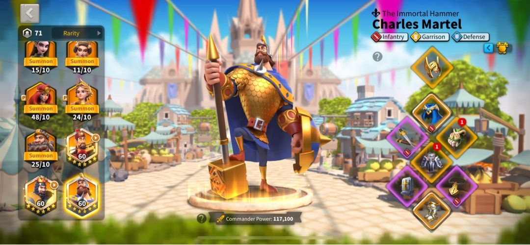 ROK VIP15 Infantry T5 Account, Video Gaming, Video Game Consoles ...