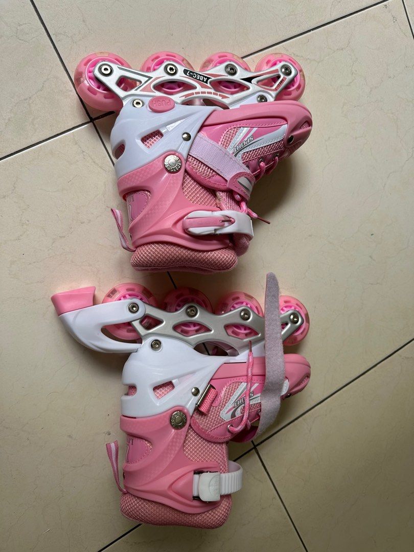 Roller Skates pink colour, Sports Equipment, Sports & Games, Skates ...