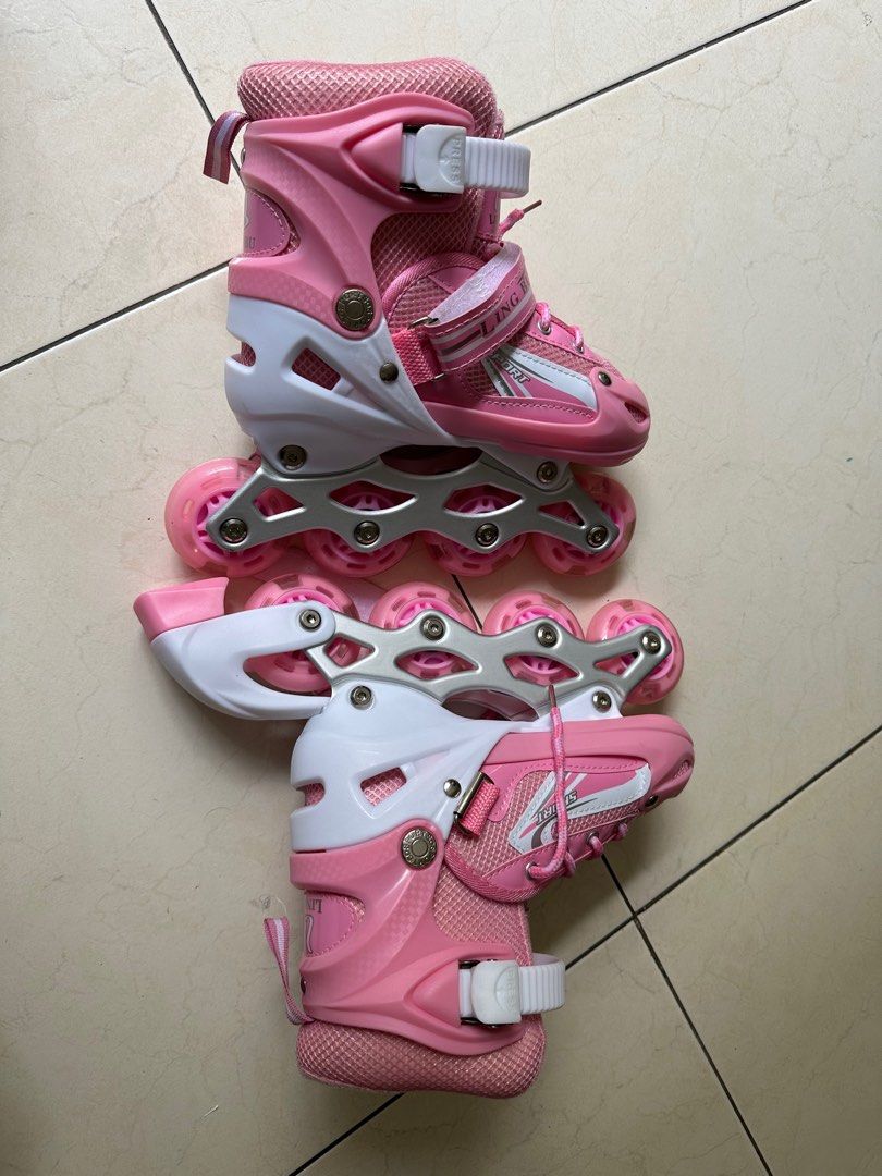 Roller Skates pink colour, Sports Equipment, Sports & Games, Skates ...