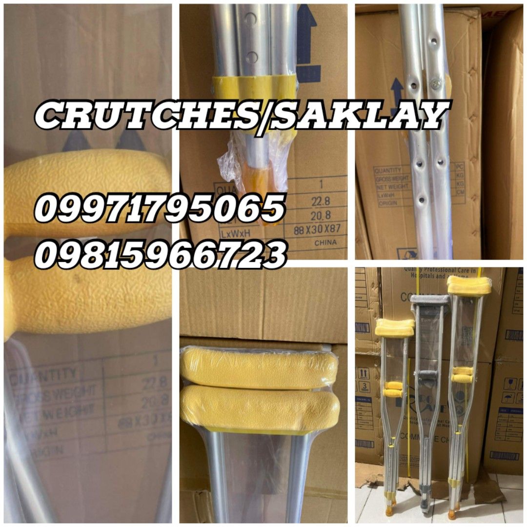 Saklay (Crutches), Health & Nutrition, Medical Supplies & Tools on ...
