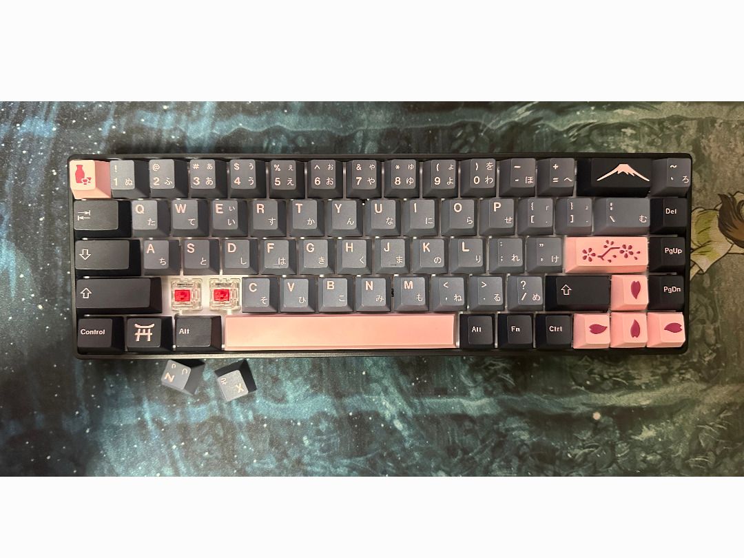 SAKURA DK68 CUSTOM MECHANICAL KEYBOARD, Computers & Tech, Parts ...