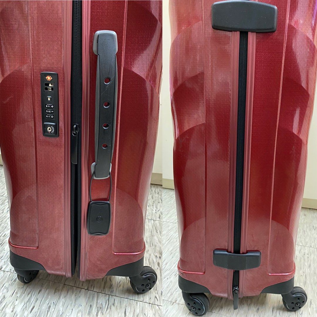 Samsonite Cosmolite 75/28 Red 新秀麗行李箱, 興趣及遊戲, 旅行, 旅遊 - 行李箱 - Carousell