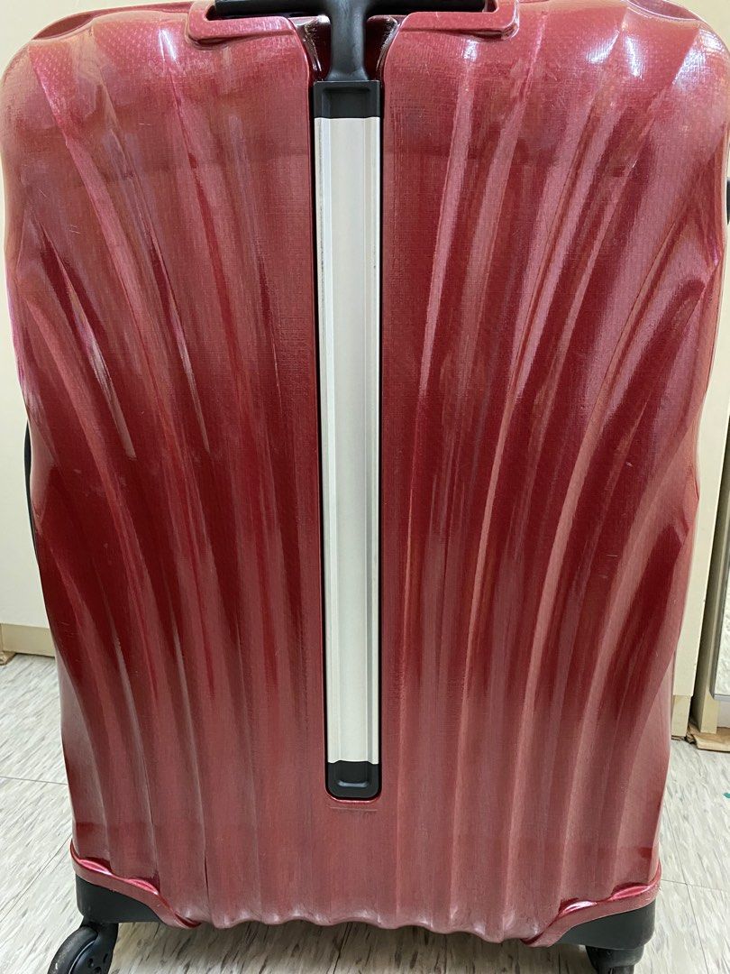 Samsonite Cosmolite 75/28 Red 新秀麗行李箱, 興趣及遊戲, 旅行, 旅遊 - 行李箱 - Carousell