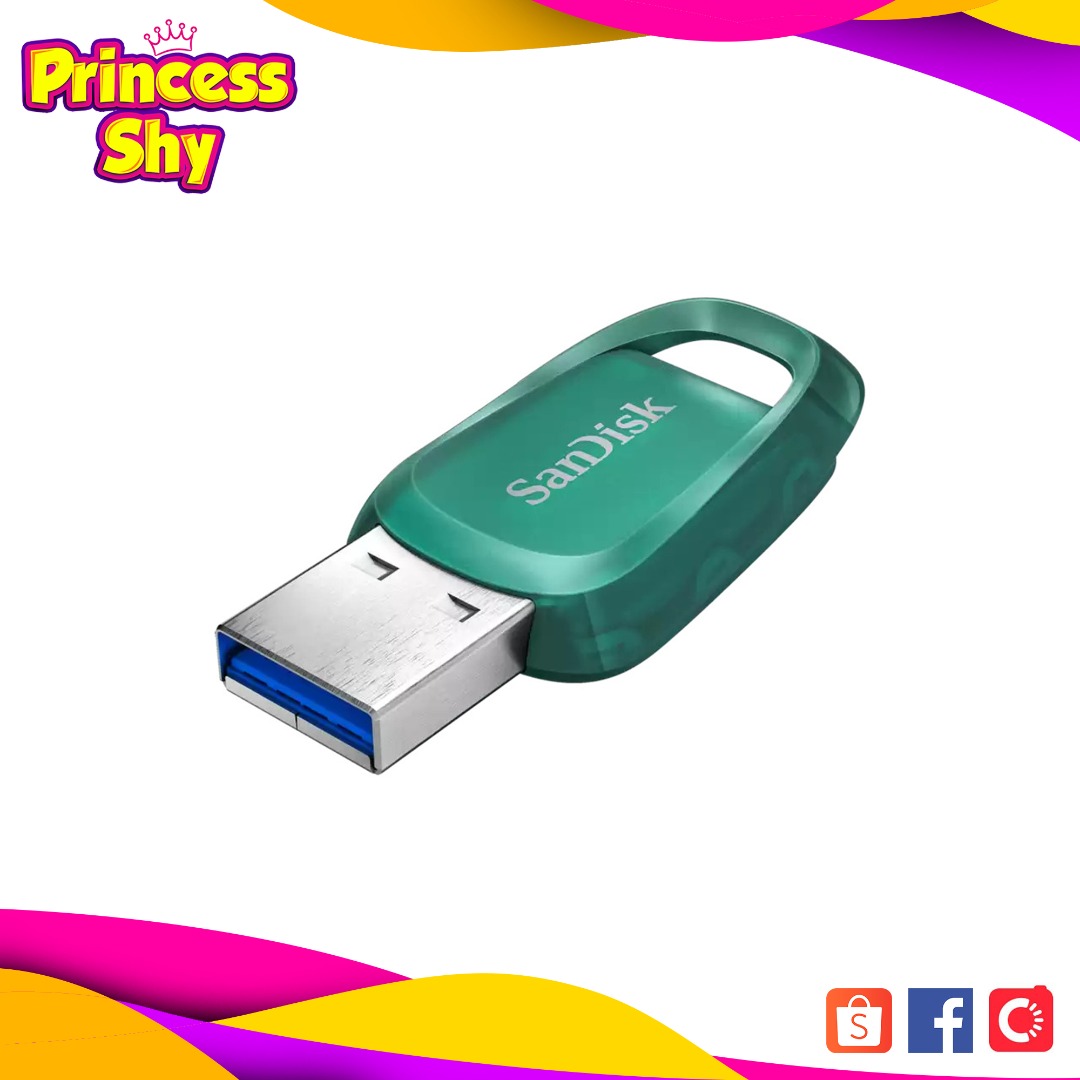 SanDisk Ultra Eco 128gb USB 3.2 Flash Drive SDCZ96-128G, Computers ...