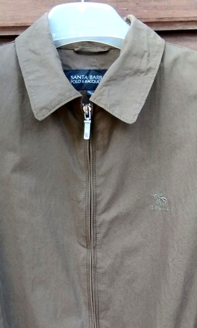 Santa Barbara Polo and racquet club sbprc Harrington jacket dark army ...