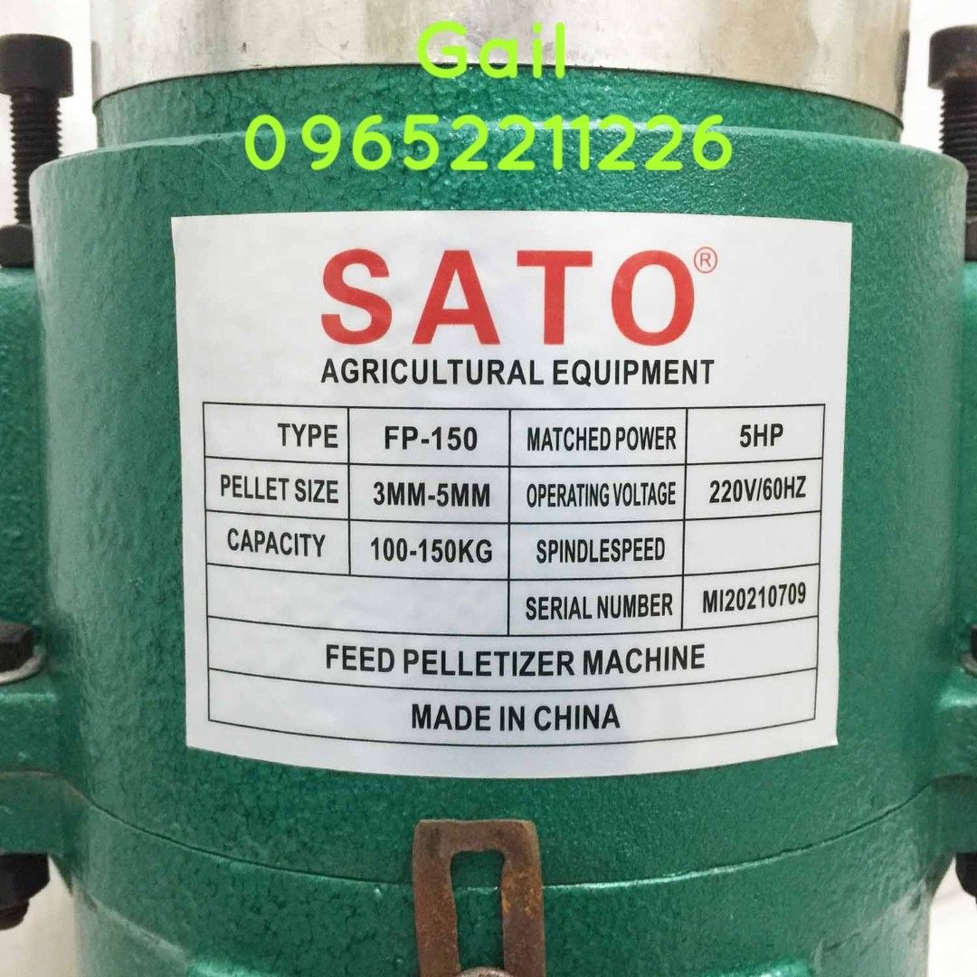 SATO Feed Pelletizer Machine, Commercial & Industrial, Industrial ...