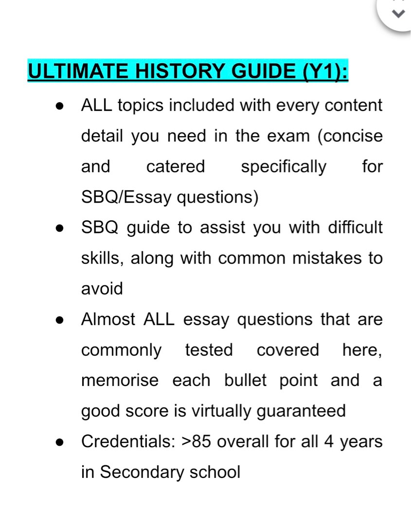 Sec 1 History Notes (SBQ Guide, Content Coverage, and Exam Tips ...