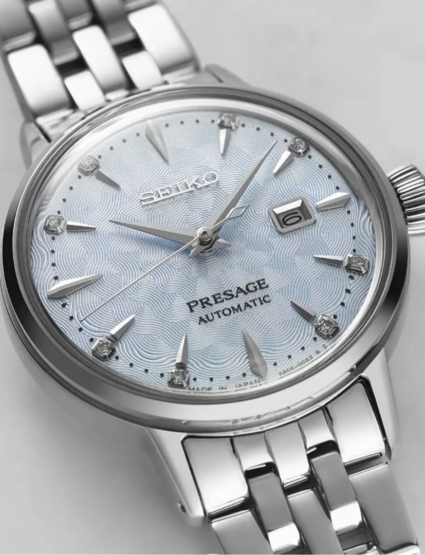 SEIKO PRESAGE SRE007J1 COCKTAIL TIME "SKY DIVING" DIAMOND TWIST WOMEN ...