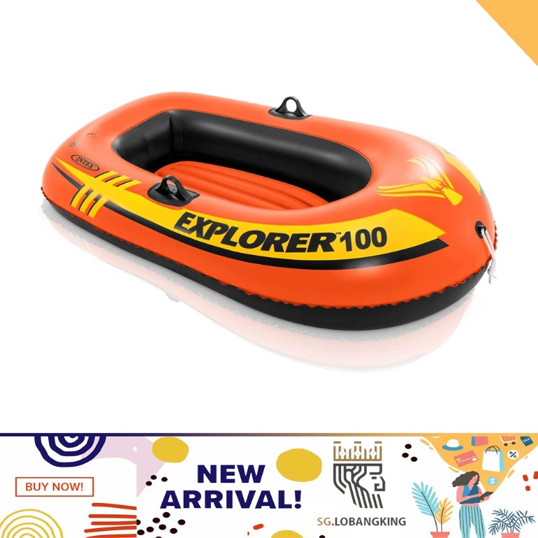 [sg stock] Intex Explorer Inflatable Boat Series, Hobbies & Toys, Toys ...