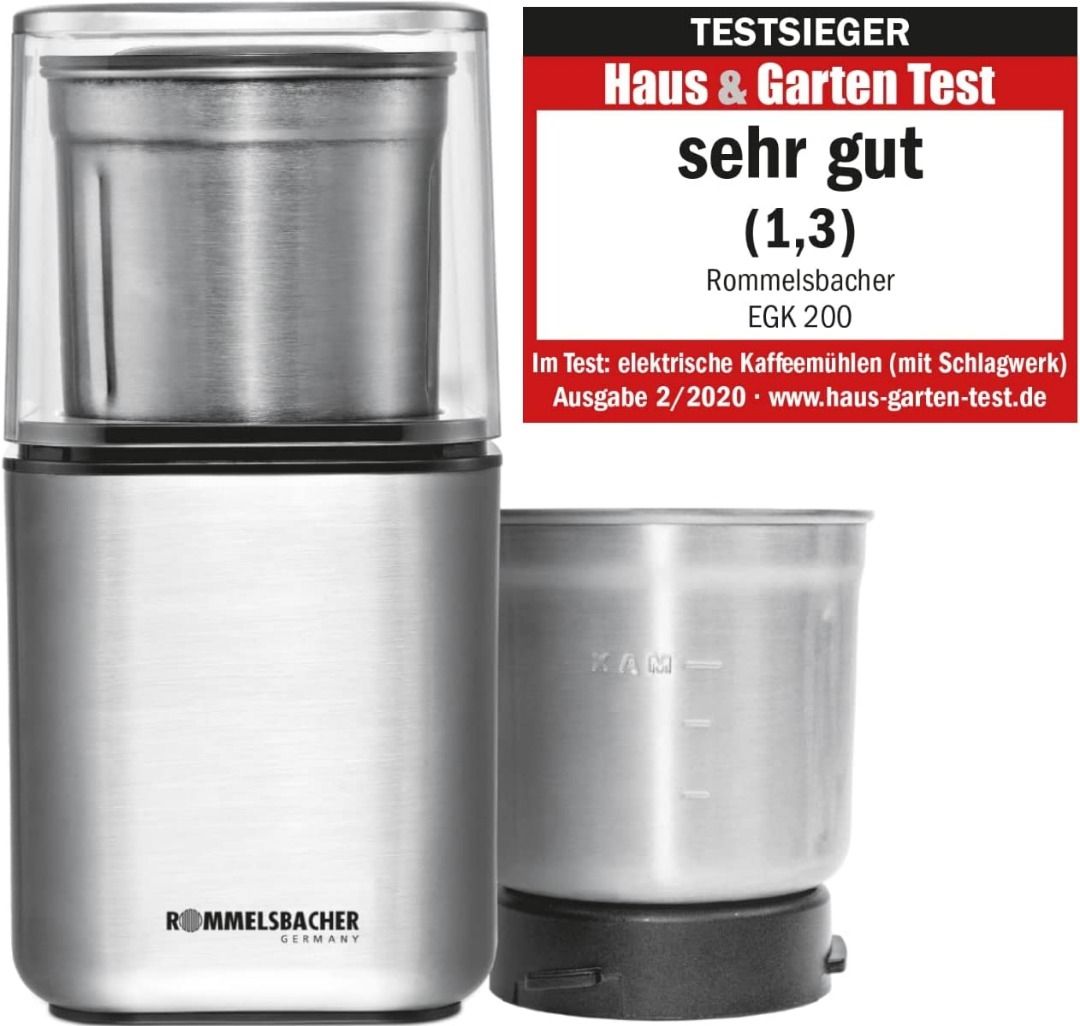 [sg stock] Rommelsbacher EGK 200 Spices & Coffee Grinder and Blender ...