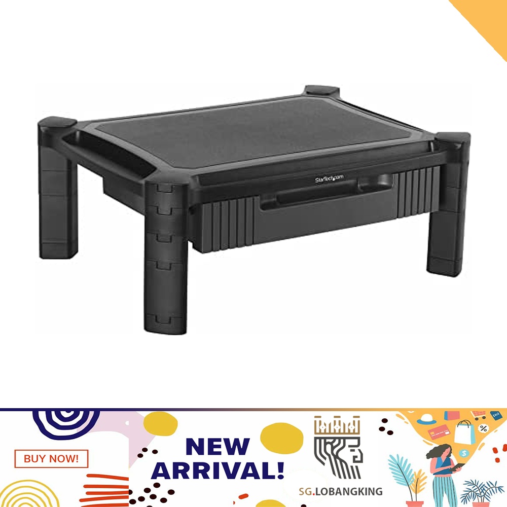 [sg stock] StarTech.com Adjustable Monitor Riser - Drawer - Monitors up ...