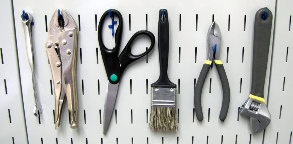 [sg stock] Wall Control KT-200-DLX BU Slotted Storage Panel Deluxe Hook ...