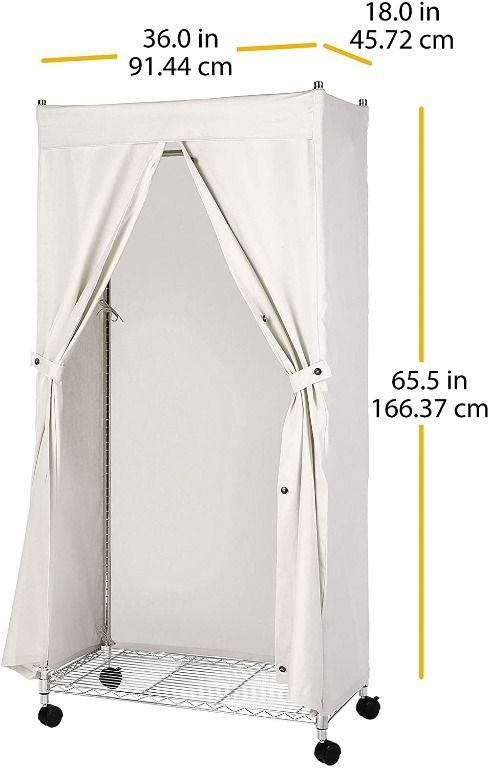 [sg stock] Whitmor Canvas COVER ONLY for Garment Rack, Furniture & Home ...