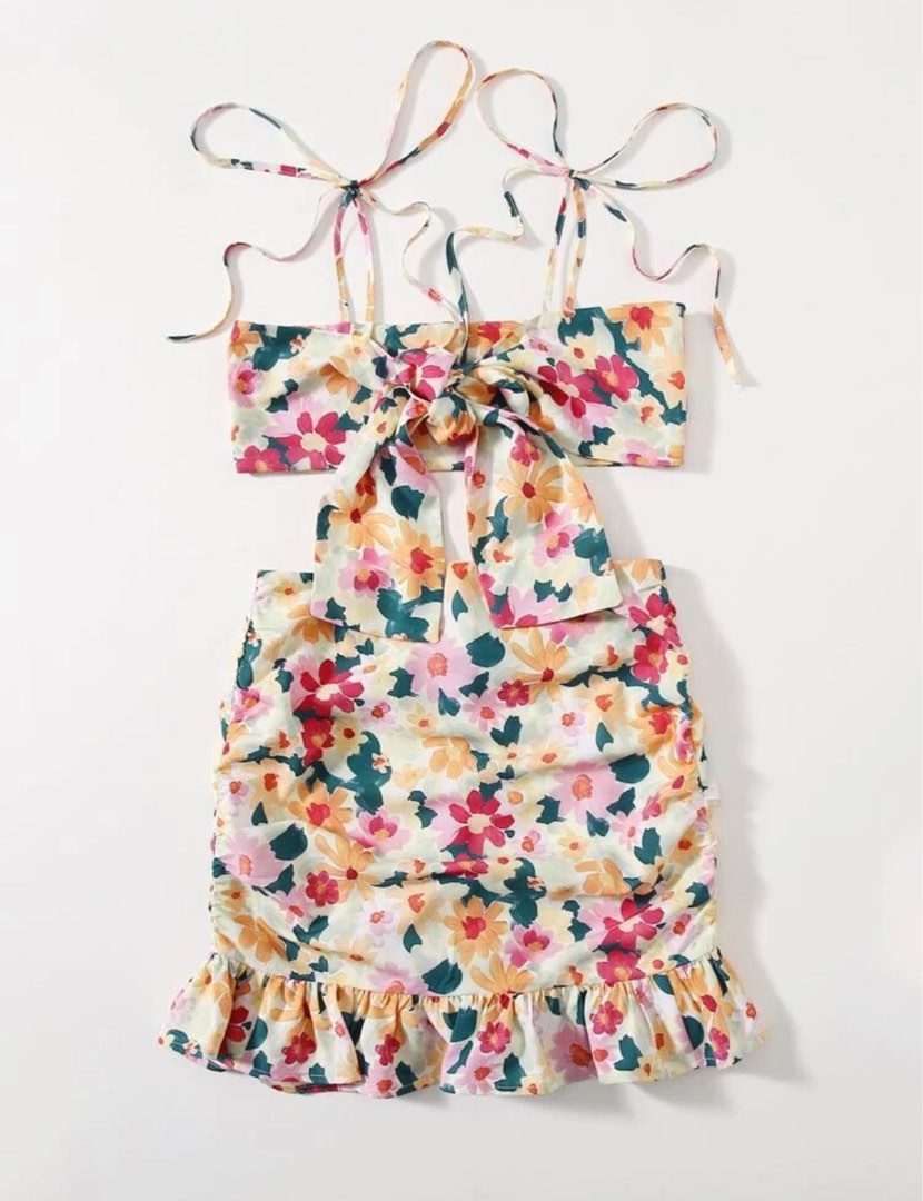 Shein Floral coordinates, Women's Fashion, Dresses & Sets, Sets or ...