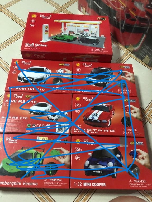 Shell V-Power Nitro+ station only (cars all sold), Hobbies & Toys, Toys ...