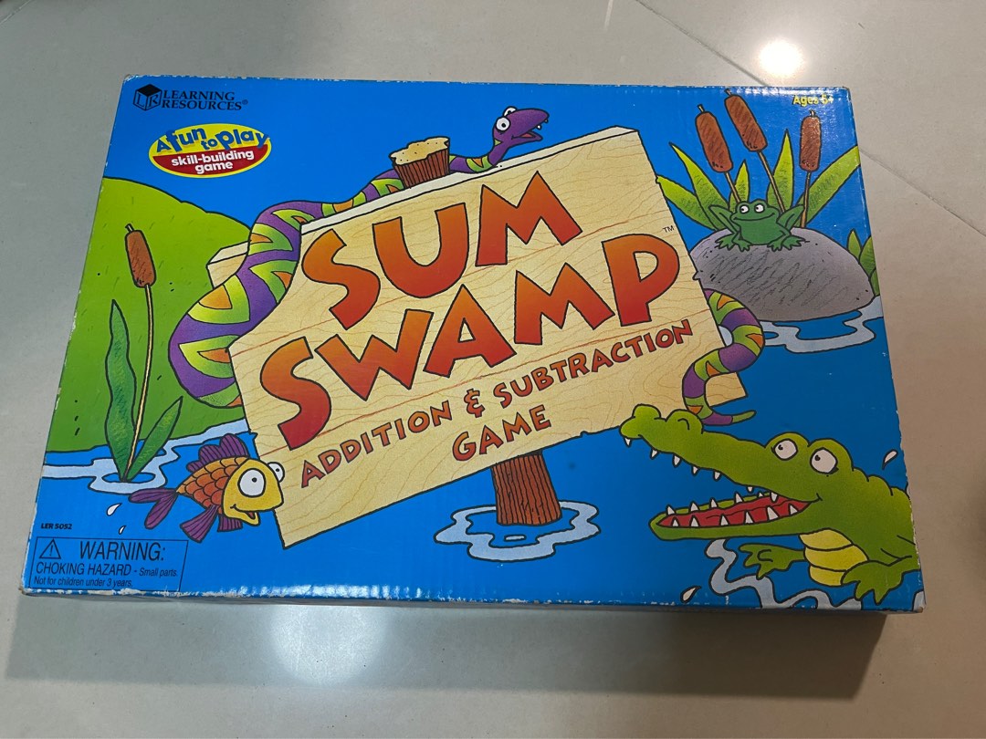 Sum swamp addition and subtraction game, Hobbies & Toys, Toys & Games ...