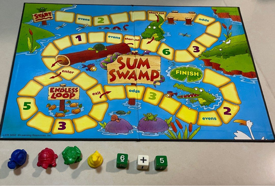 Sum swamp addition and subtraction game, Hobbies & Toys, Toys & Games ...
