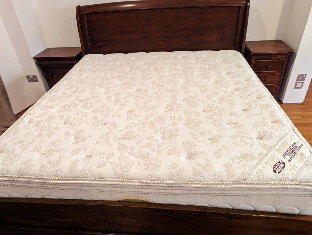 Simmons $12K King Size Bed Dreamscapes Springville Luxury, Furniture ...