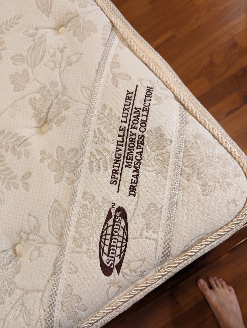 Simmons $12K King Size Bed Dreamscapes Springville Luxury, Furniture ...