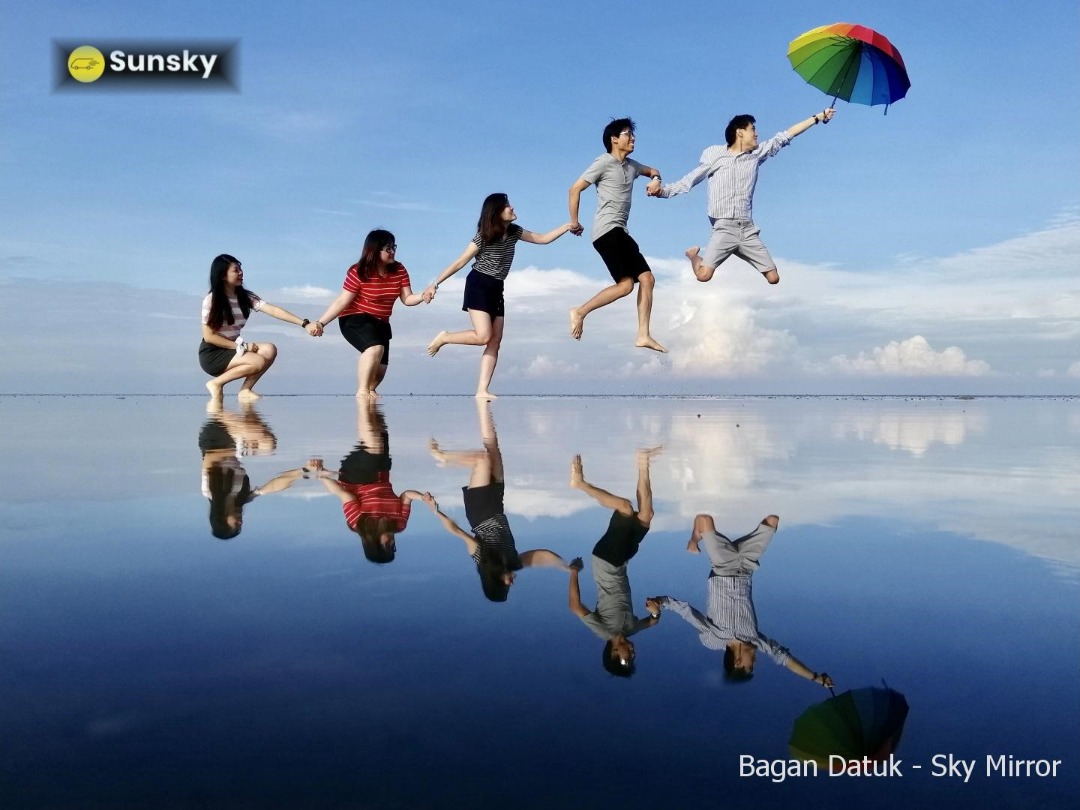 Sky Mirror and Blue Tears MPV Tour | Sekinchan | Teluk Intan | Ipoh ...