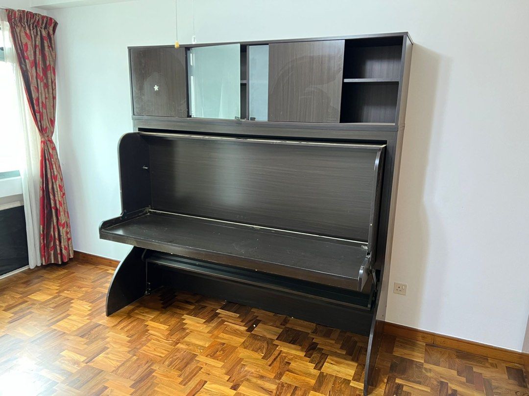 Solid wood Convertible Study table Bed, Furniture & Home Living ...