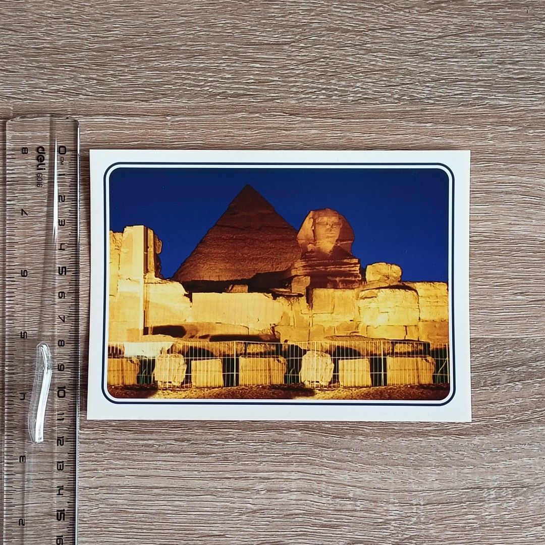 Sound and Light at The Pyramids of Giza Kartu Postcard EL-Faraana ...