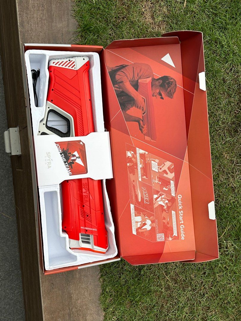SpyraTwo Water Gun (Red), Hobbies & Toys, Toys & Games on Carousell
