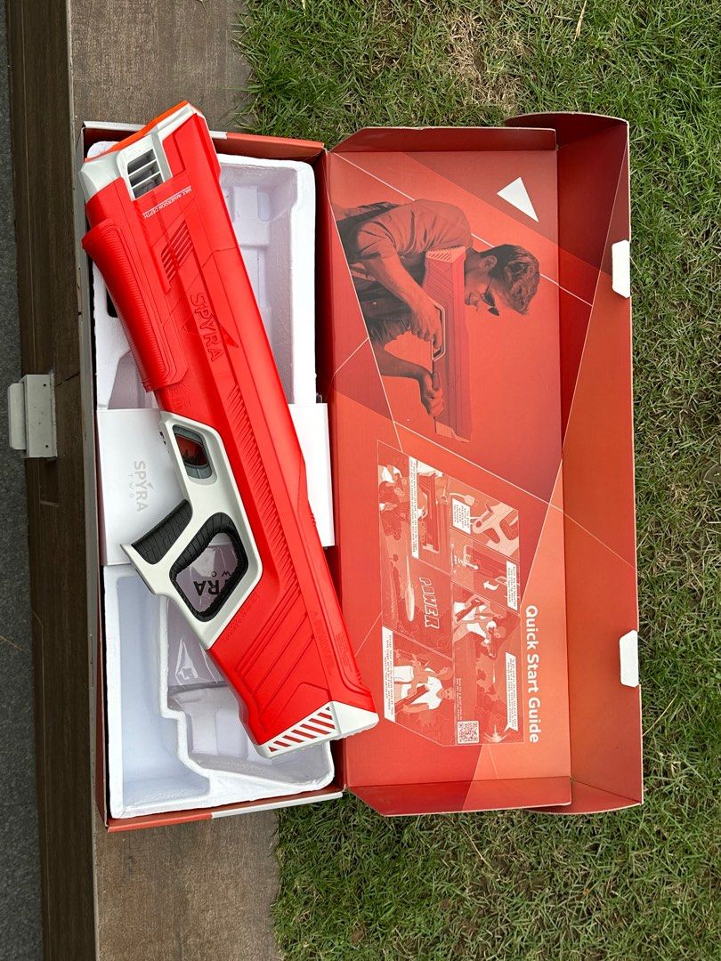 SpyraTwo Water Gun (Red), Hobbies & Toys, Toys & Games on Carousell