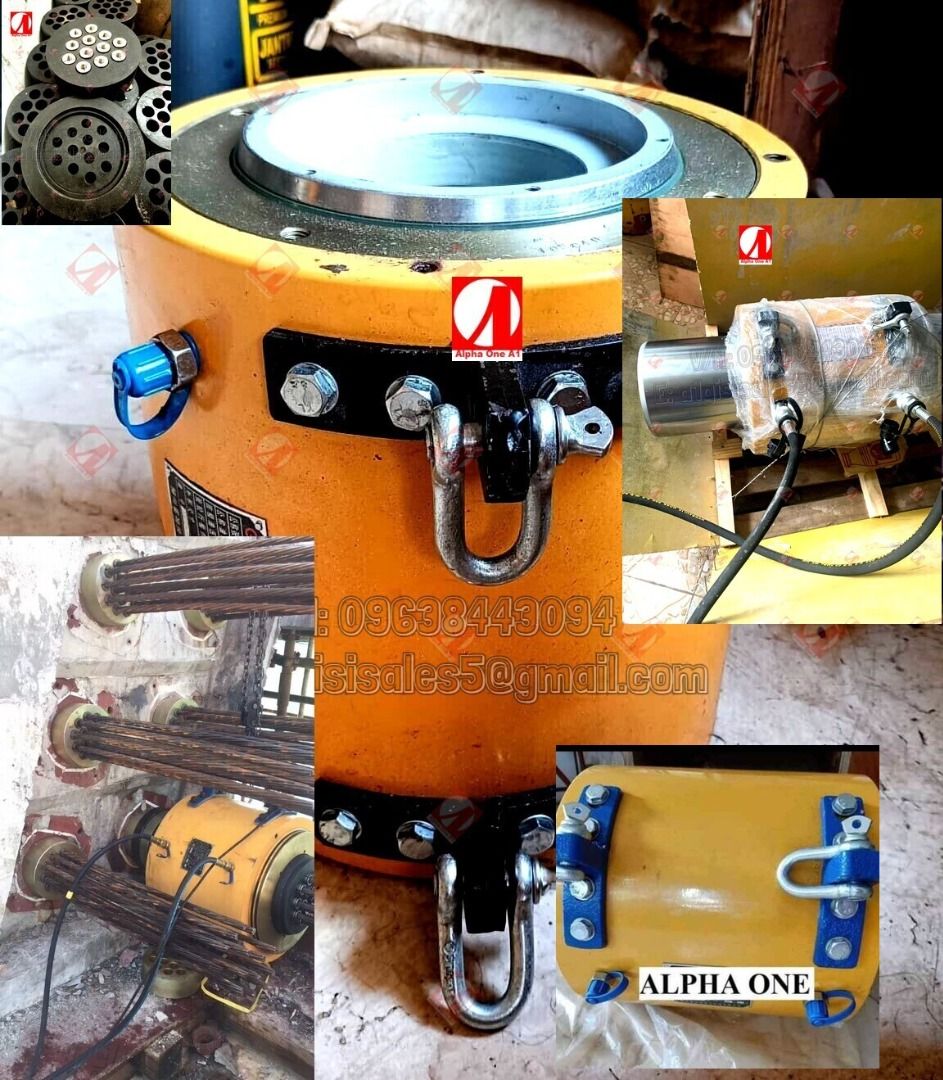 STRESSING JACK 250MT PRESTRESSED MACHINE 380V, 3PHASE PRESTRESSED ...