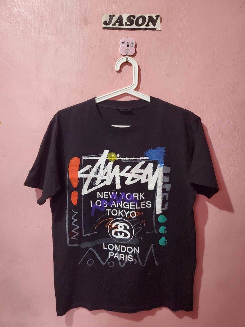 STUSSY WORLD TOUR DOODLE TEE on Carousell