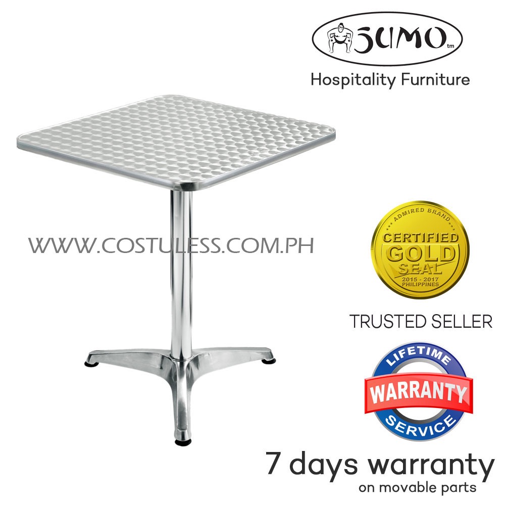 Sumo AT-60S Top Aluminum Square Pantry Table, Restaurant Furniture, Bar ...
