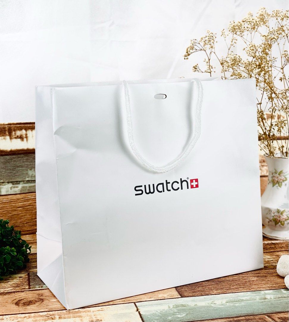 SWATCH PAPER BAG LARGE, Hobbies & Toys, Stationery & Craft, Craft ...