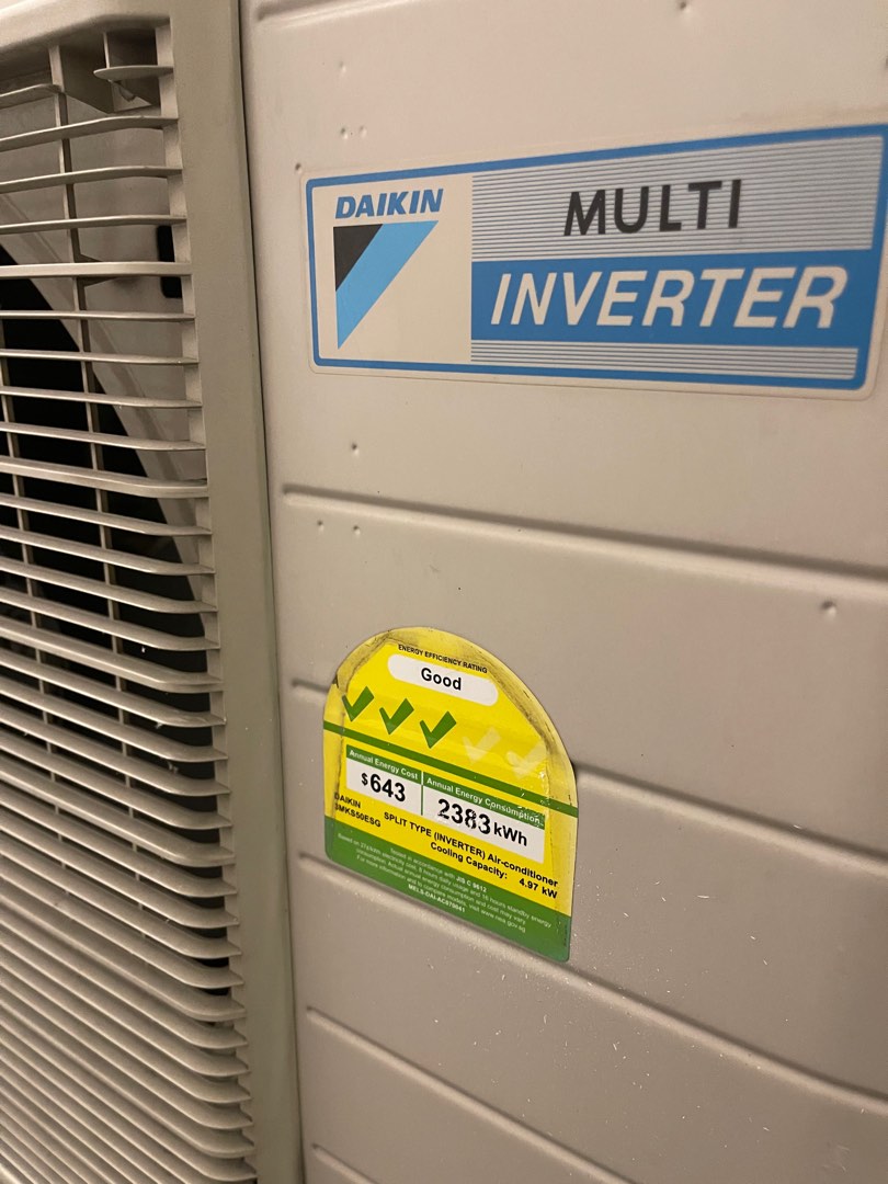 Aircon installation System 3 daikin - excellent condition, TV & Home Appliances, Air ...
