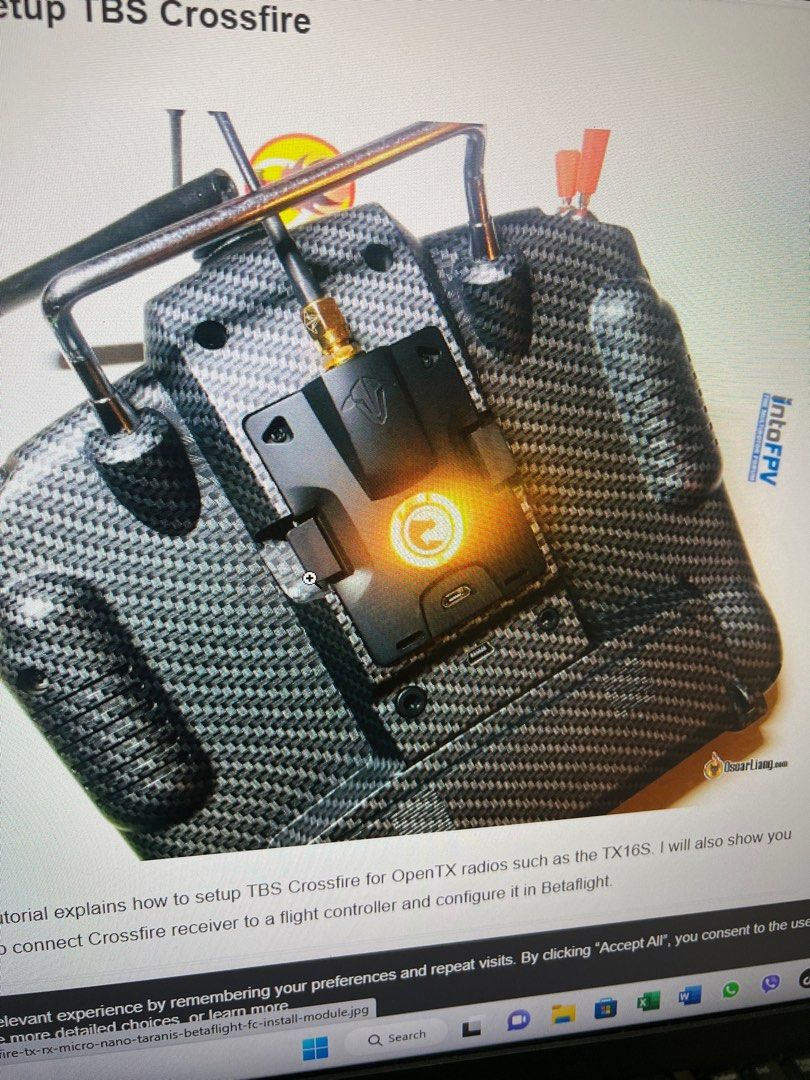 TBS Crossfire Transmitter antenna, Photography, Drones on Carousell