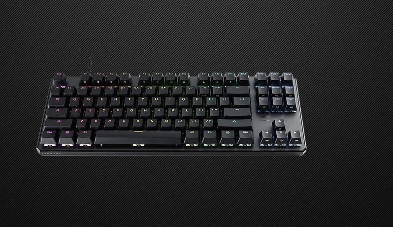 Tecware Phantom+ 87 Black RGB Mechanical Tactile Keyboard - Brown ...