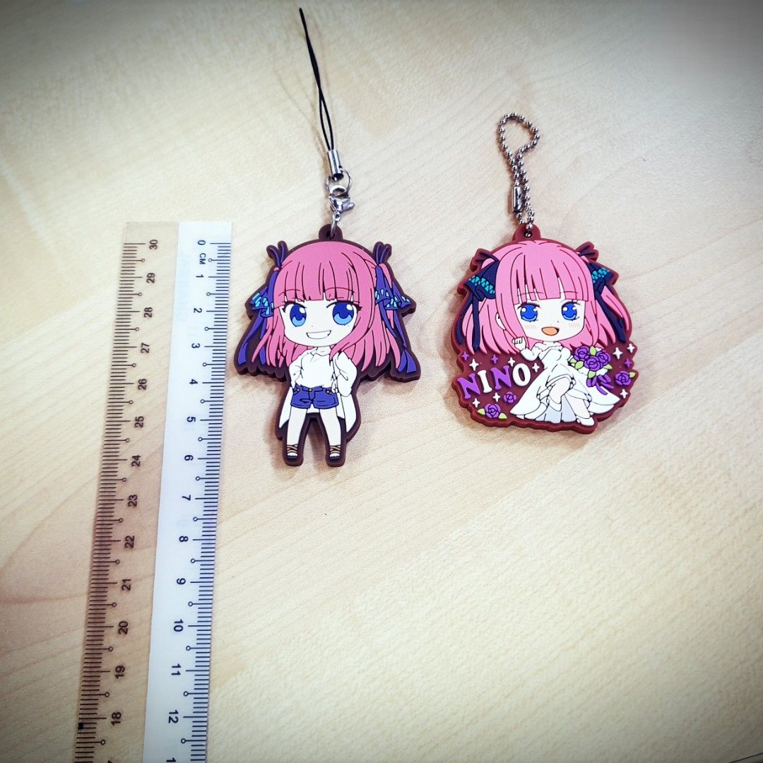 The Quintessential Quintuplets - Nina Nakano Rubber Strap Keychain ...