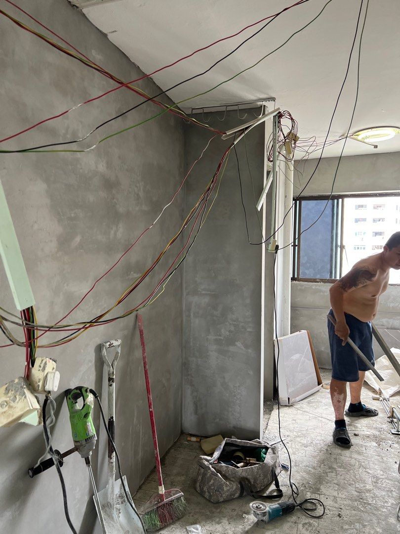 Tiling & Hacking & Plastering & Painting Works, Home Services ...