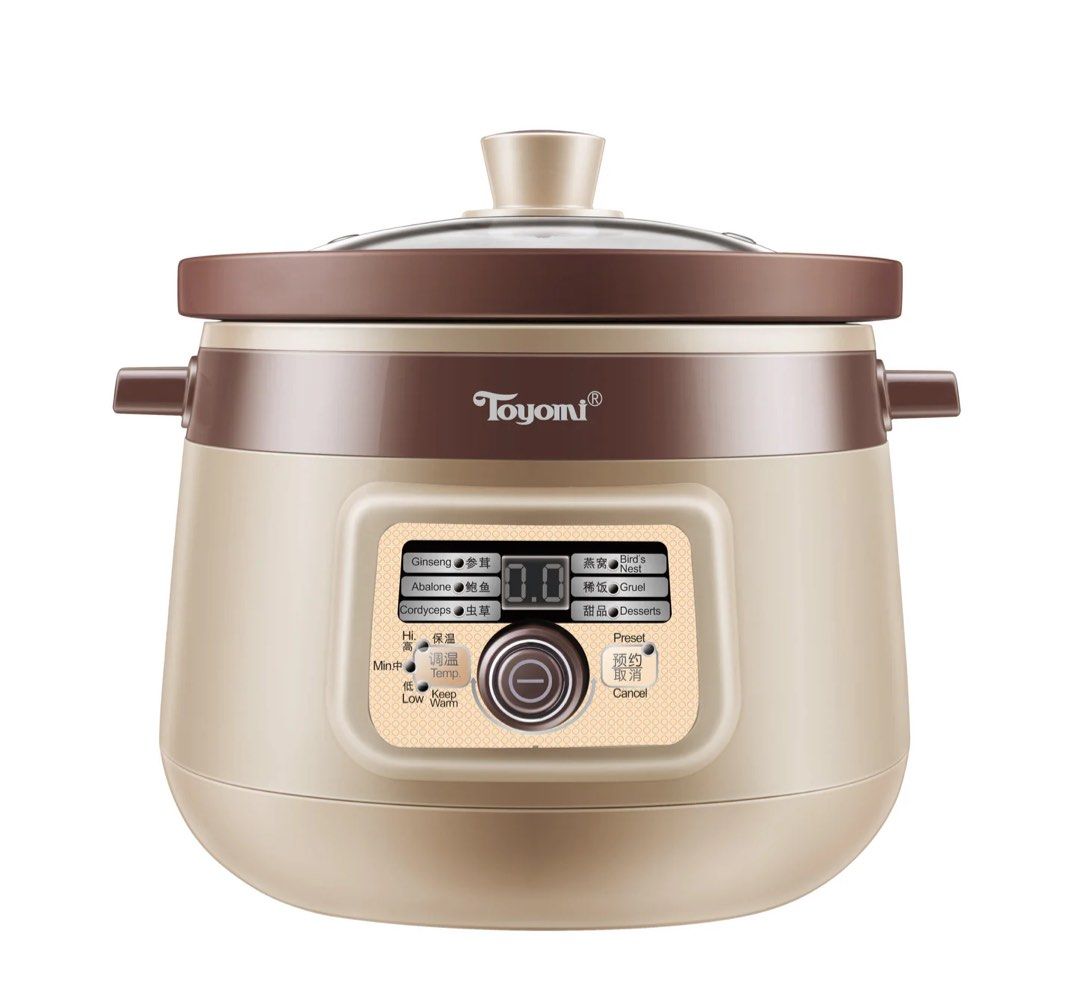 TOYOMI 3.0L Electric Micro-com Slow Cooker SC 3001, TV & Home ...
