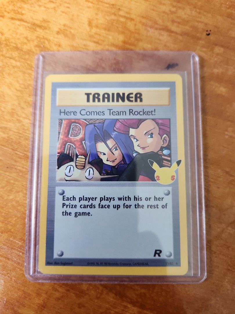 Trainer card here comes team rocket, Hobbies & Toys, Memorabilia & Collectibles, Fan Merchandise ...