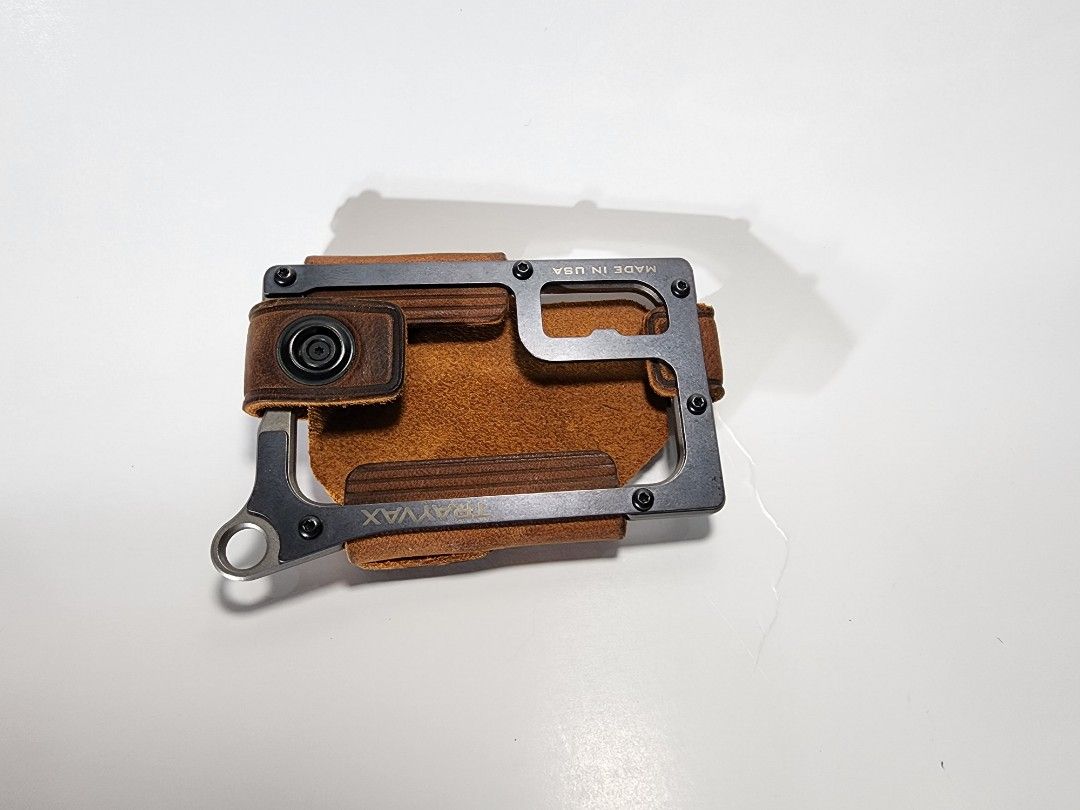 Trayvax Contour Wallet - Titanium Tobacco Brown, Luxury, Bags & Wallets ...