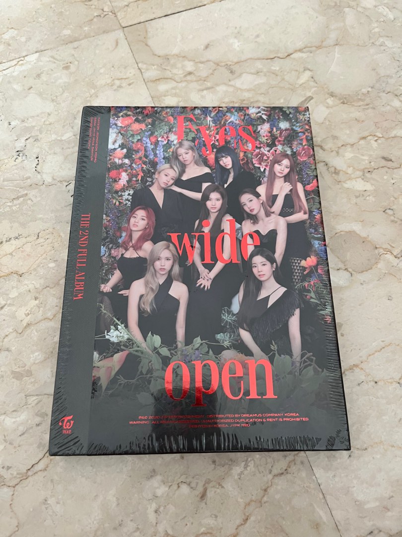 Twice x2 Sealed Eyes wide open albums, Hobbies & Toys, Memorabilia ...
