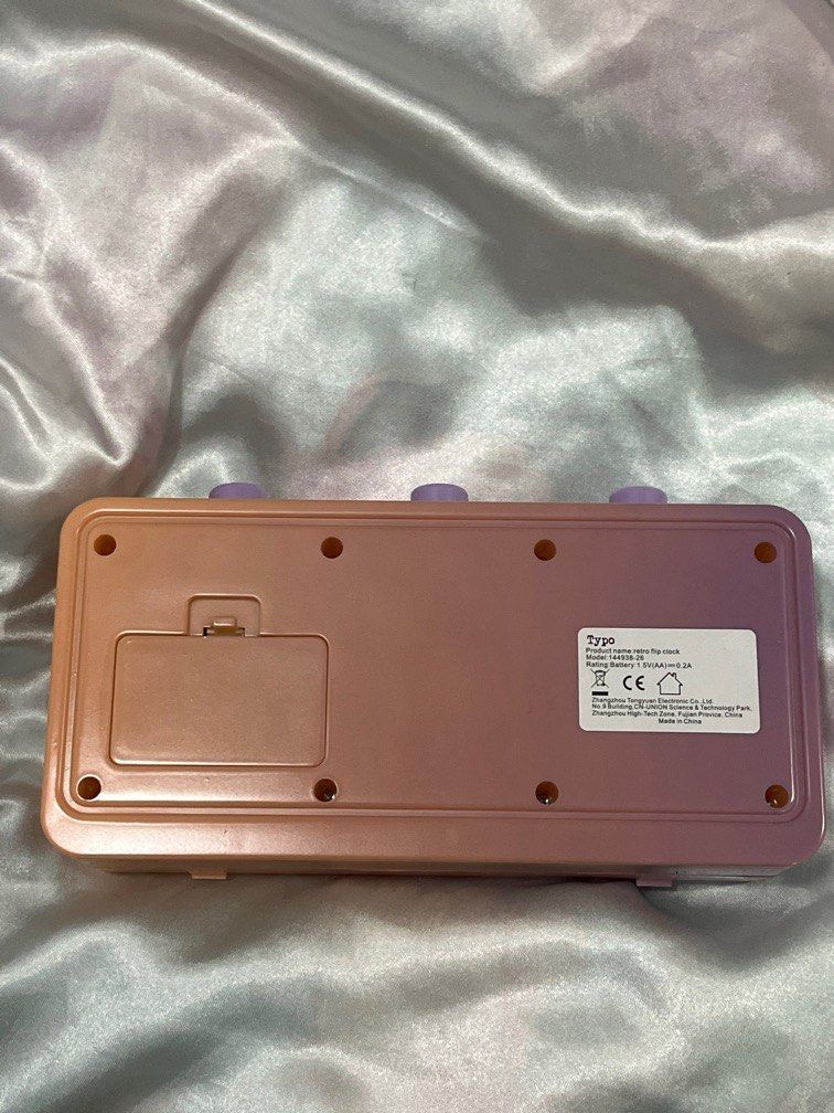 Typo Digital Clock, Furniture & Home Living, Home Decor, Clocks on ...