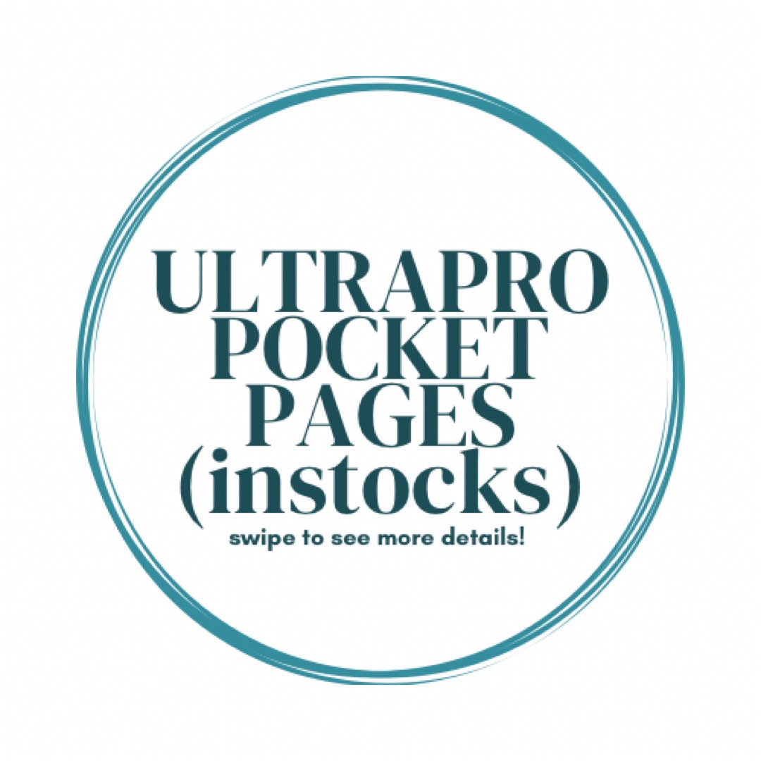ultrapro photocard binder pocket pages instocks, Hobbies & Toys ...