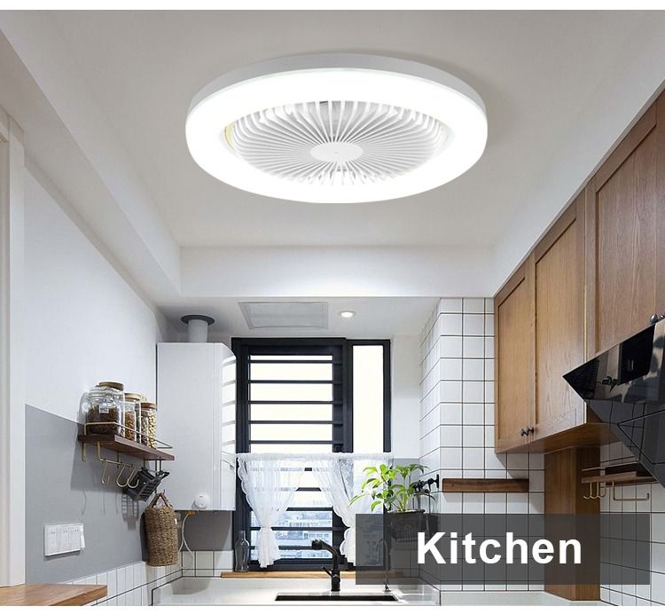 Unique 2-in-1 LED Light with Built-In Fan, Furniture & Home Living ...