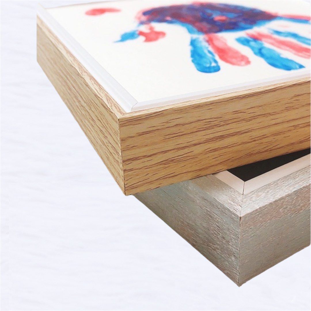 DIY Handprint Colouring Painting Frame with Fairy Lights for Couples ...