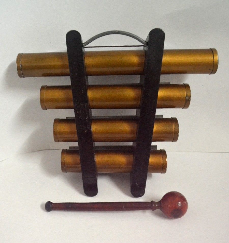 Vintage 4 Notes Dulcet Dinner Chime w/Wooden Mallet, Hobbies & Toys ...
