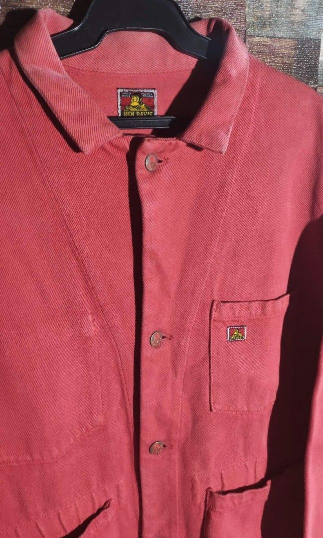 Vintage Ben Davis Chore Denim Jacket ( RARE ), Men's Fashion, Coats ...
