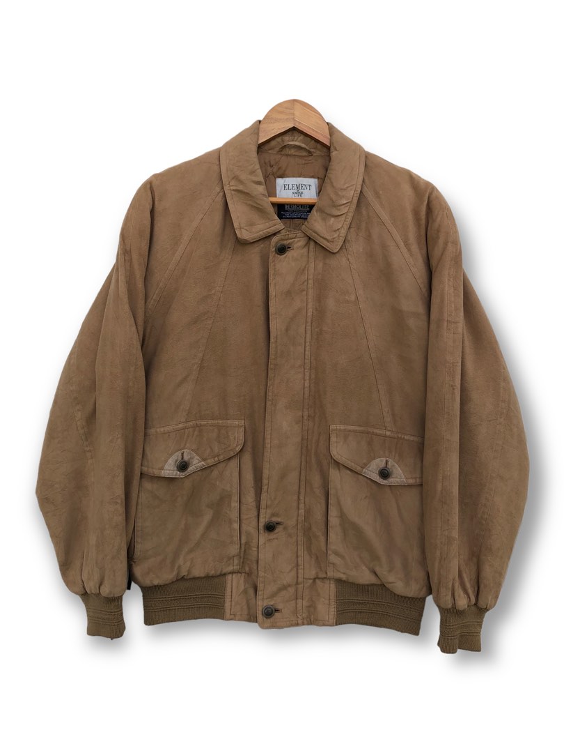Vintage ELEMENT Velvet Bomber Jacket, Men's Fashion, Coats, Jackets and ...